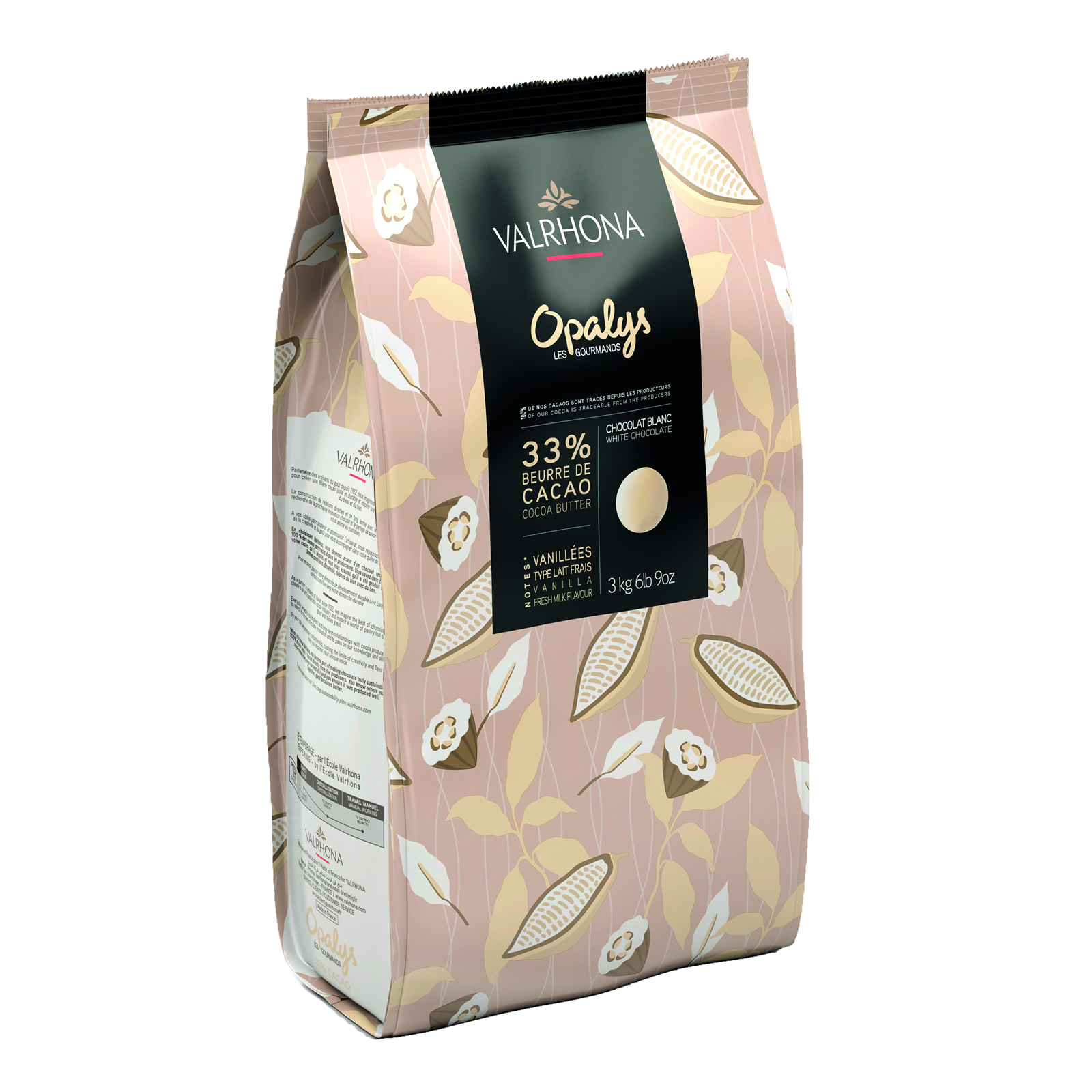 Valrhona Opalys 33% Indulgent White Chocolate | Keylink Limited