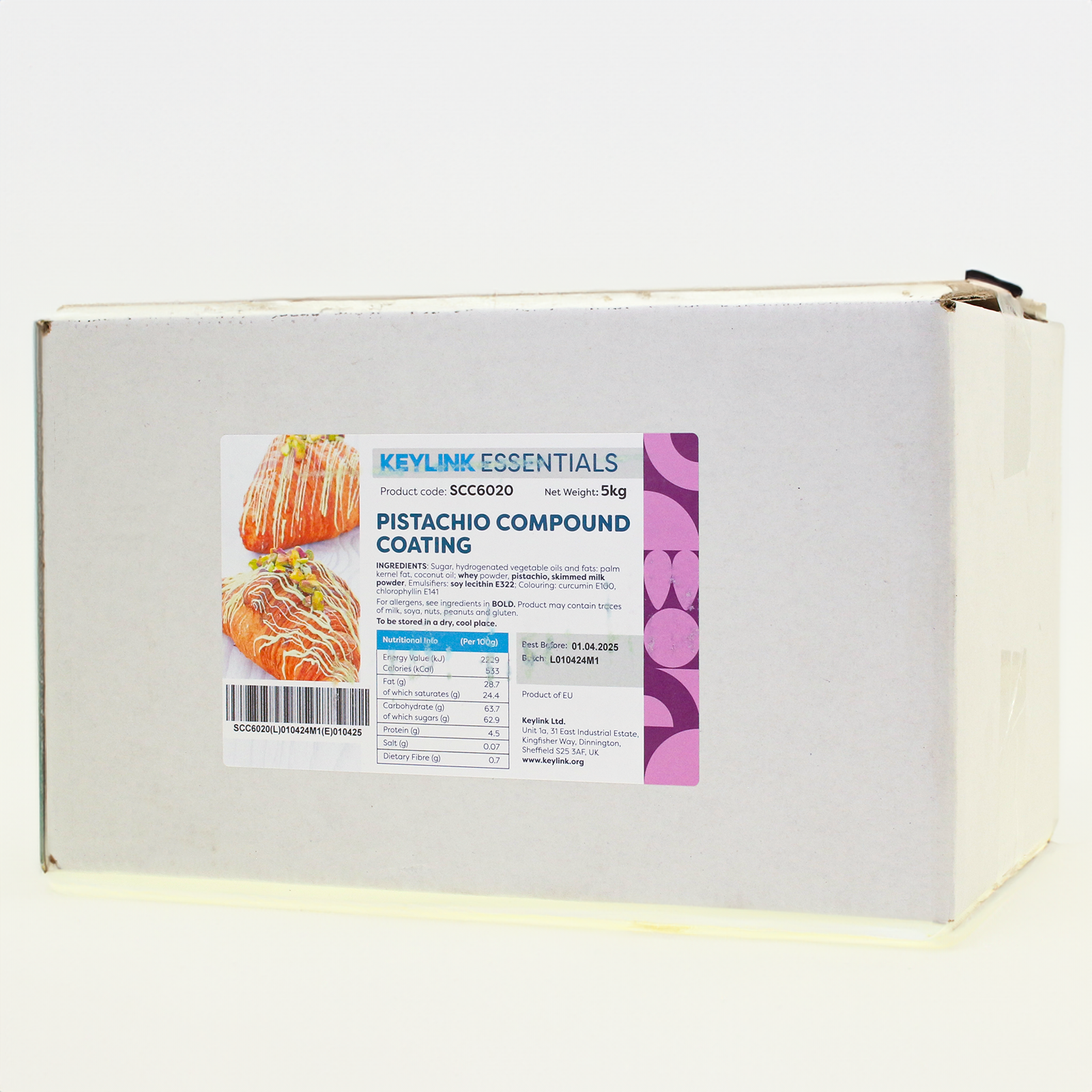 Pistachio Compound Coating for Bakers and Pastry Chefs, available from ...