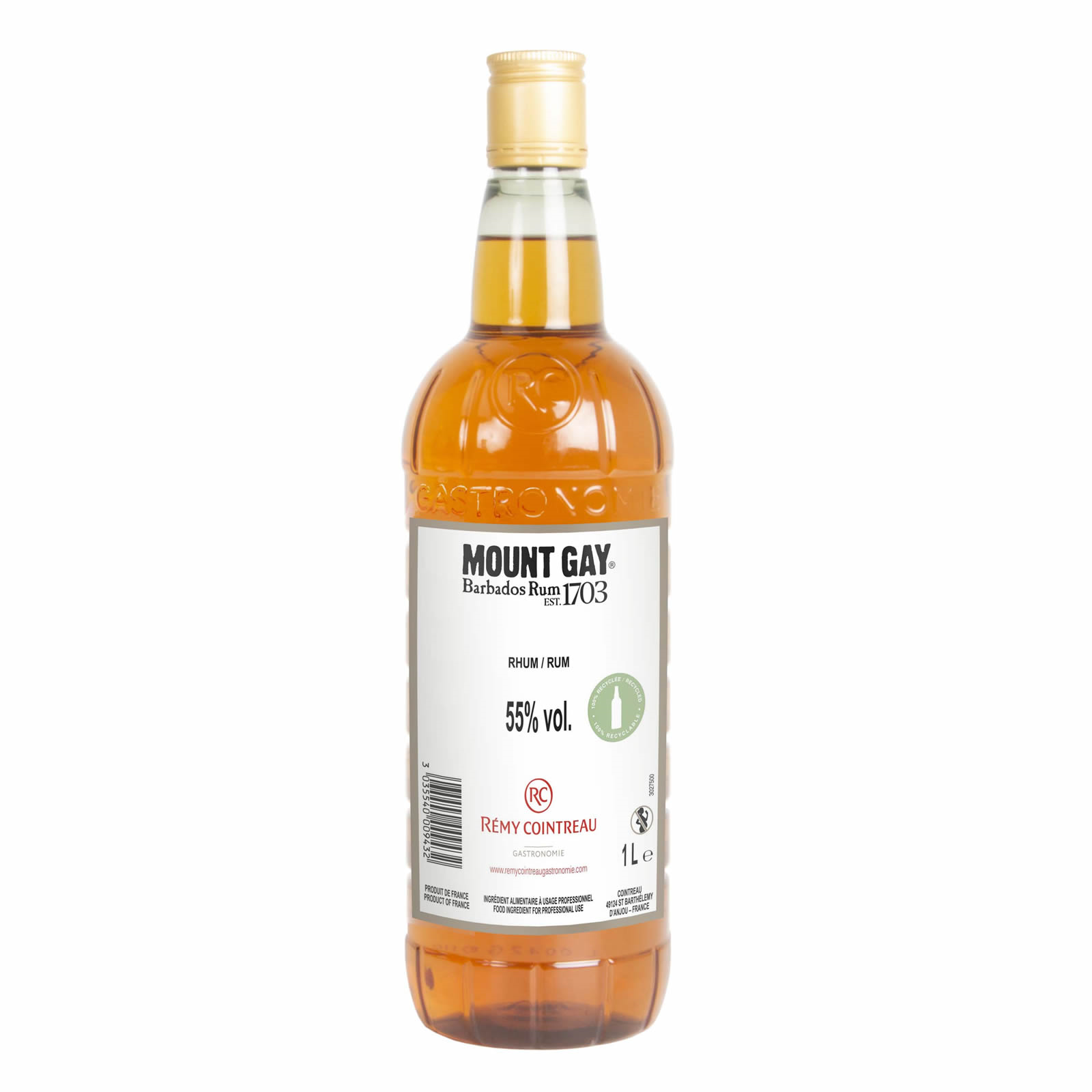 Mount Gay Rum 55% vol Concentrated Alcohol | Keylink Limited