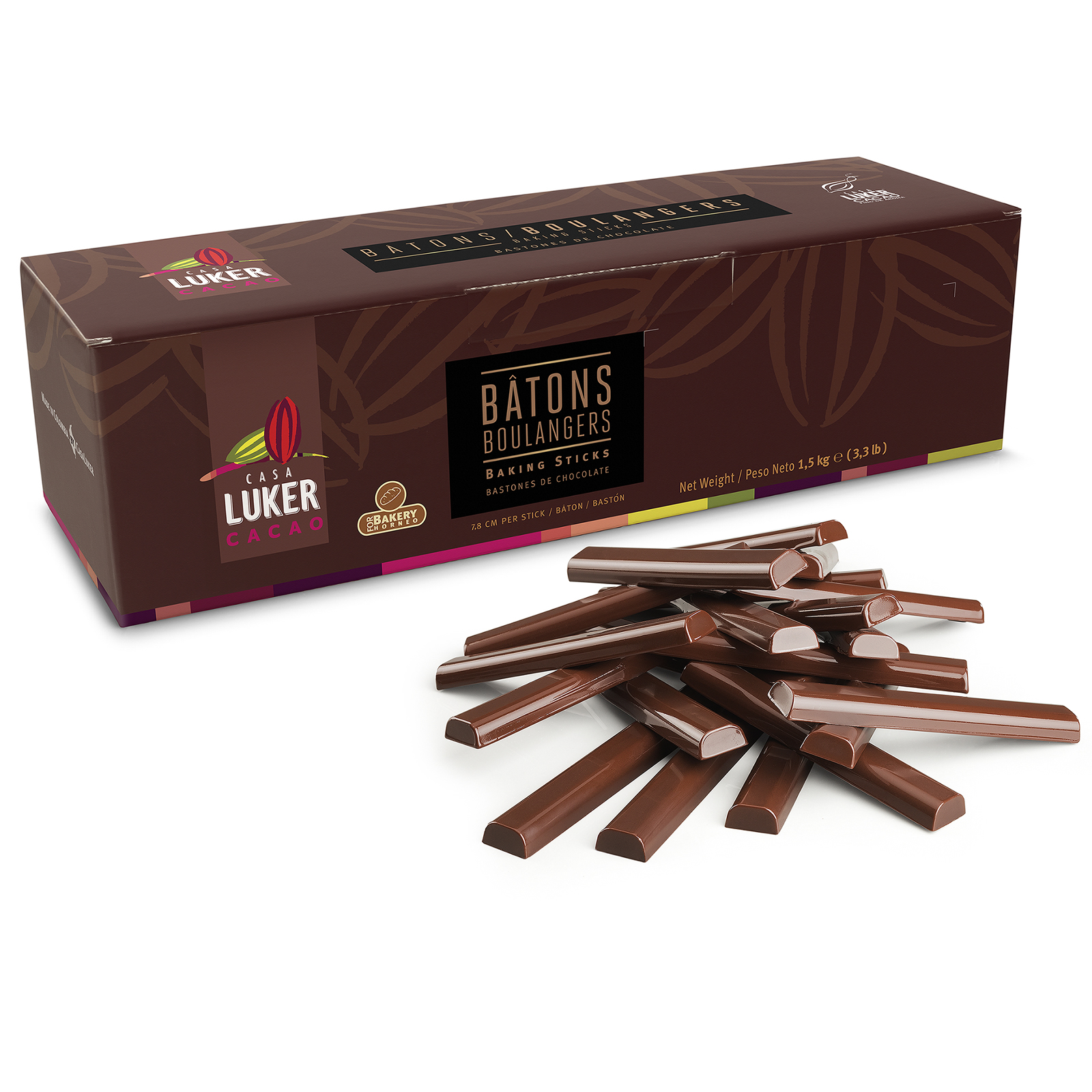 Luker Chocolate Misterio Dark Chocolate Baking Sticks from Keylink ...