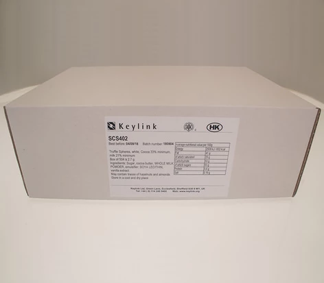 White Chocolate Truffle Shells | Keylink Limited