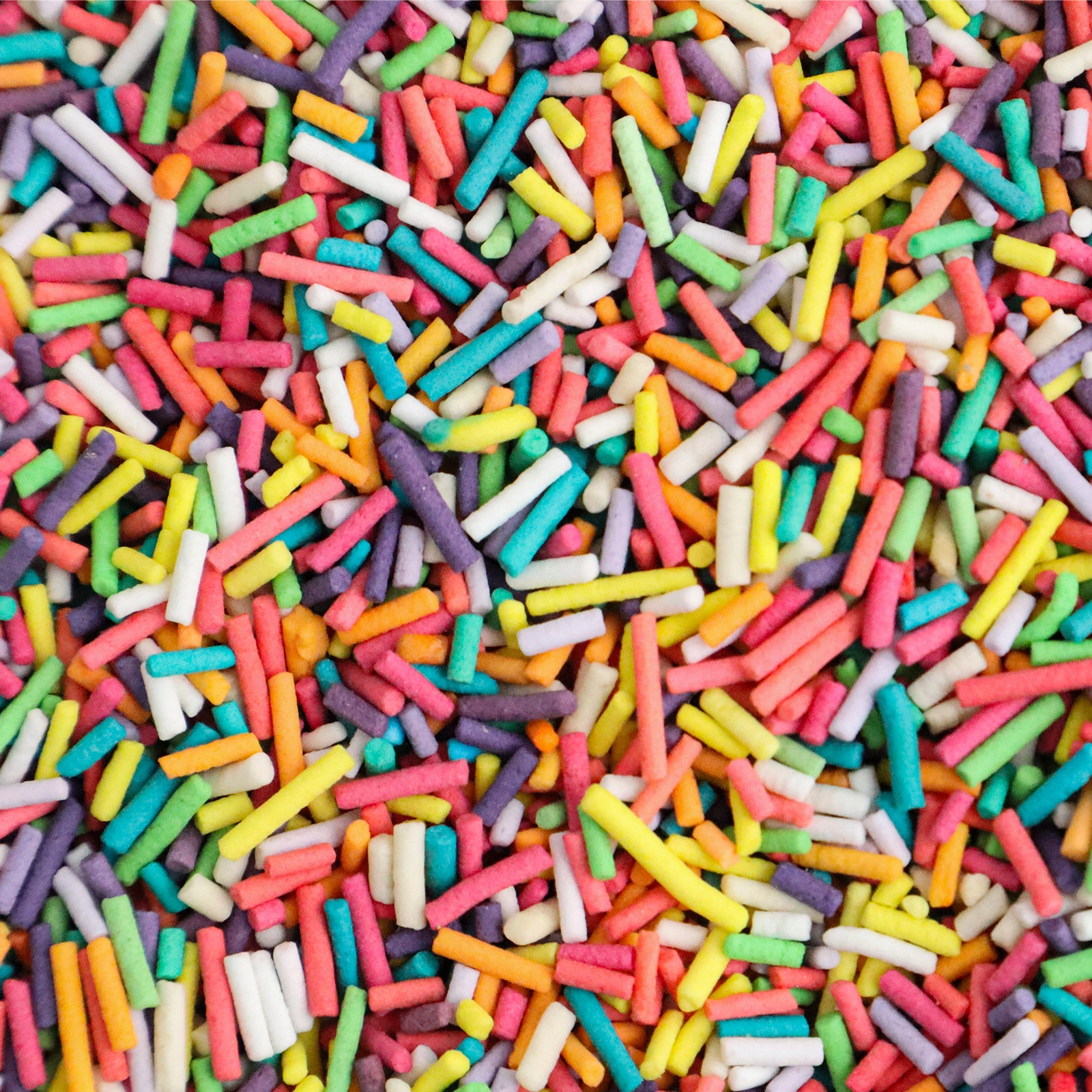 Buy E171 Free Coloured Sugar Strands, available from Keylink | Keylink ...