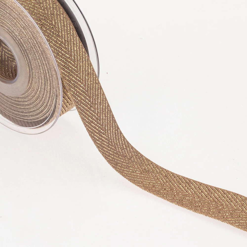 Gold Zig Zag Ribbon | Keylink Limited