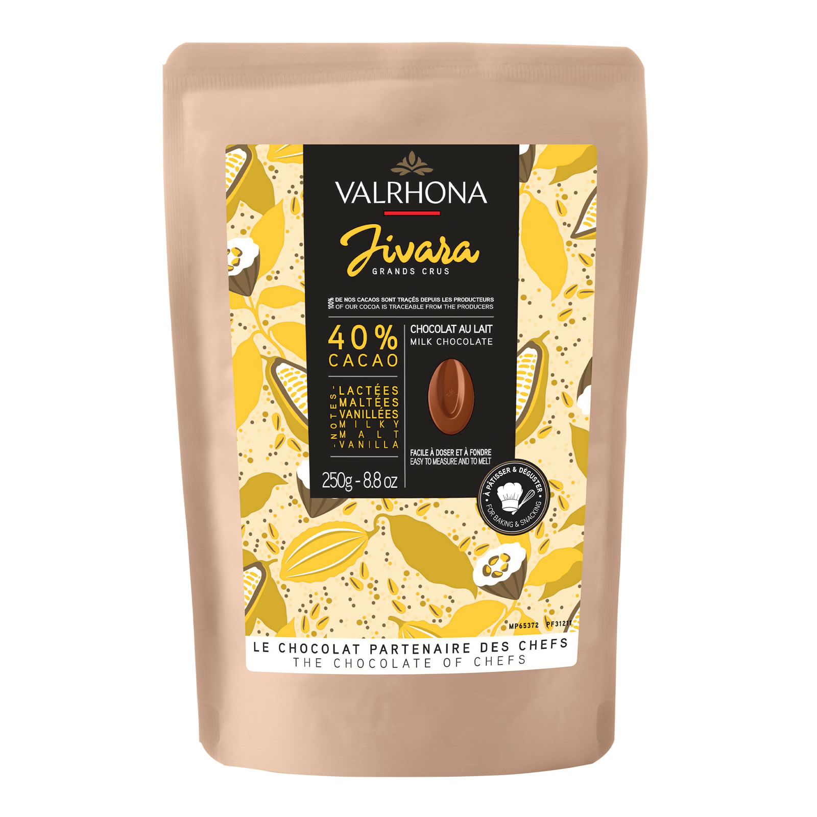 Valrhona Jivara Lactee 40% Grand Cru Milk Chocolate | Keylink Limited