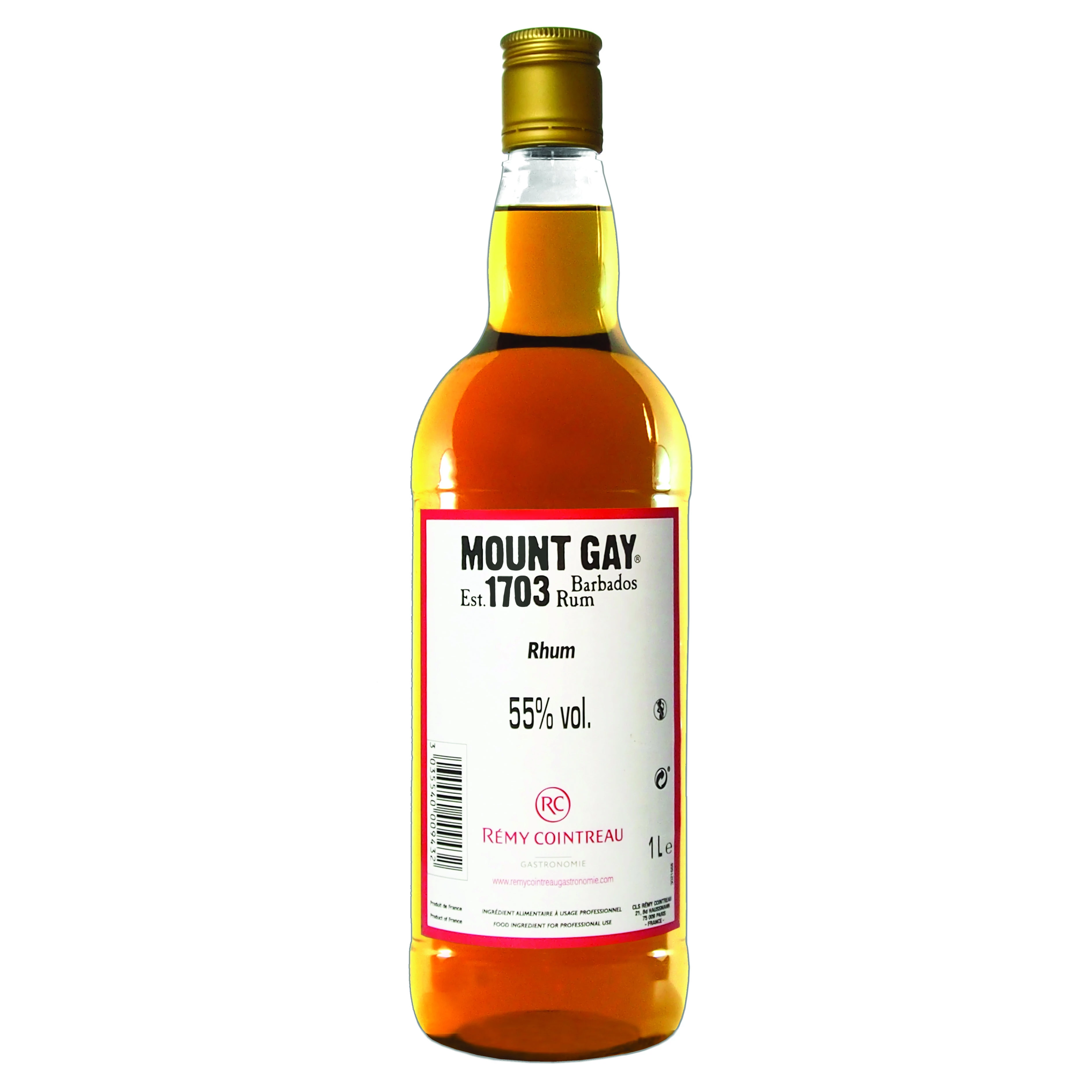 Mount Gay Rum 55% vol Concentrated Alcohol | Keylink Limited